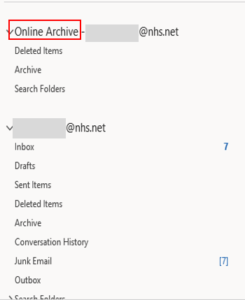 Exchange Online Archiving Guidance and FAQs – NHSmail Support