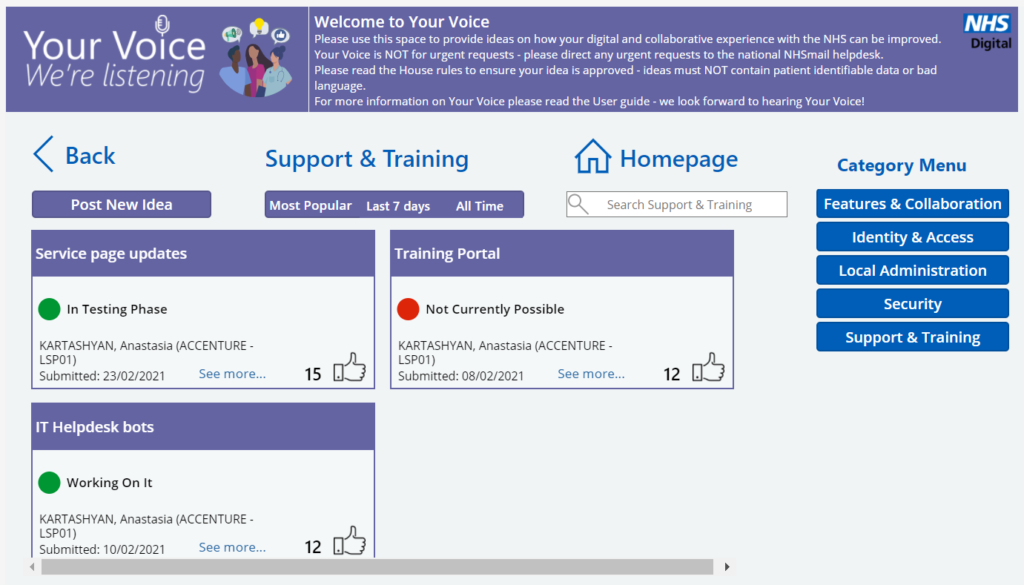 Your Voice User Guide – NHSmail Support