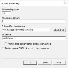 High Sending SMTP Solution – NHSmail Support