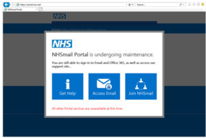 NHSmail Portal – Planned Maintenance 15/05 – NHSmail Support