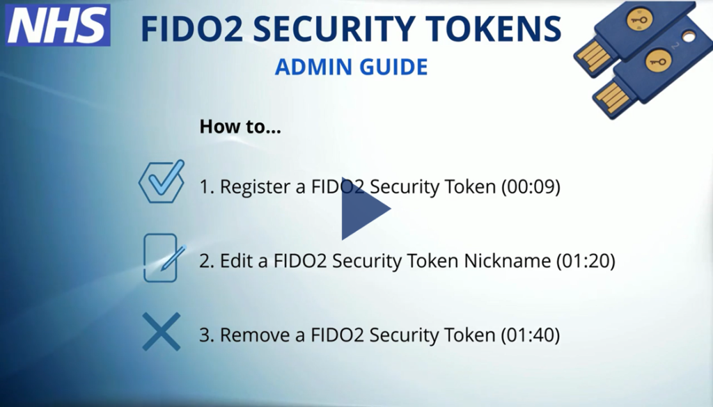 FIDO2 Admin Guide – NHSmail Support