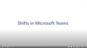 Using MS Shifts to roster health and care staff – NHSmail Support