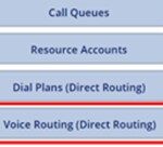 Voice Routing and Voice Routes (Direct Routing) – NHSmail Support