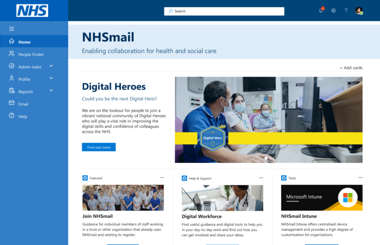 NHSmail Portal – Refresh update – NHSmail Support