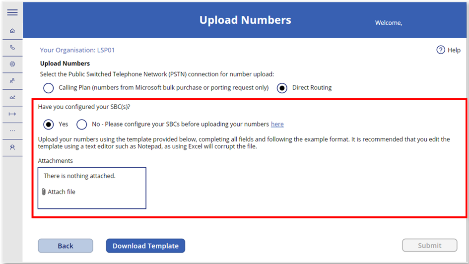 Onboarding (Direct Routing) – NHSmail Support
